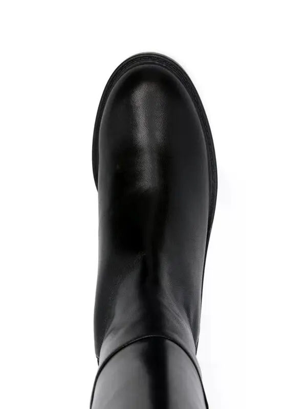 STUART WEITZMAN 40mm Panelled Leather Knee-high Boots - Black