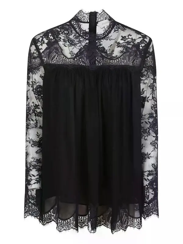 Zimmermann Lace-panel High-neck Top