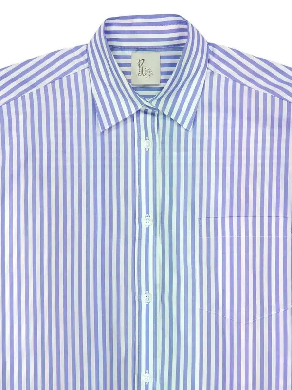 PAULA Striped Button-up Shirt