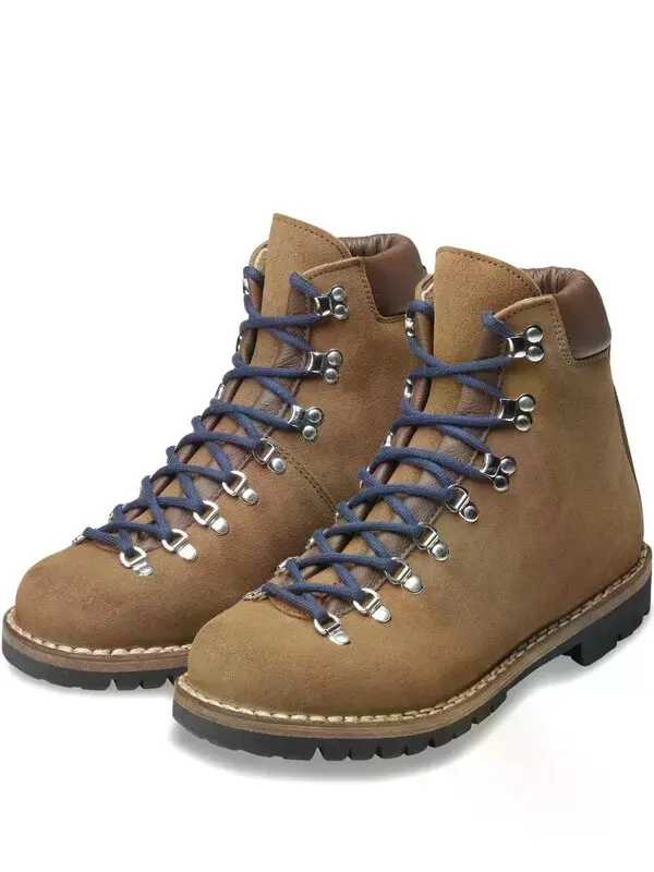 SENTIER Bobber Lace-up Leather Boots