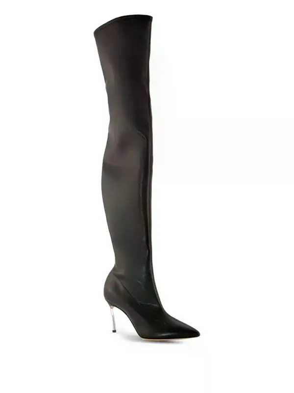 Casadei 80mm Pointed-toe Stiletto Boots