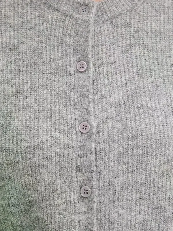 SAMSOE SAMSOE Ribbed Button Cardigan