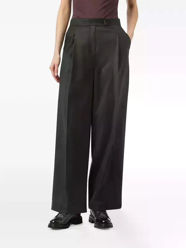Eleventy Pleated Palazzo Pants