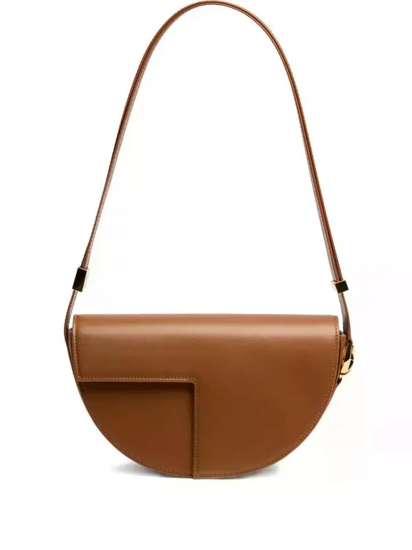 PATOU Le Half-moon Leather Shoulder Bag