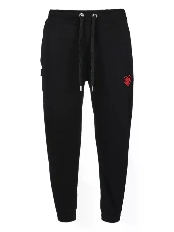 FAMILY FIRST Heart-embroidered Track Pants