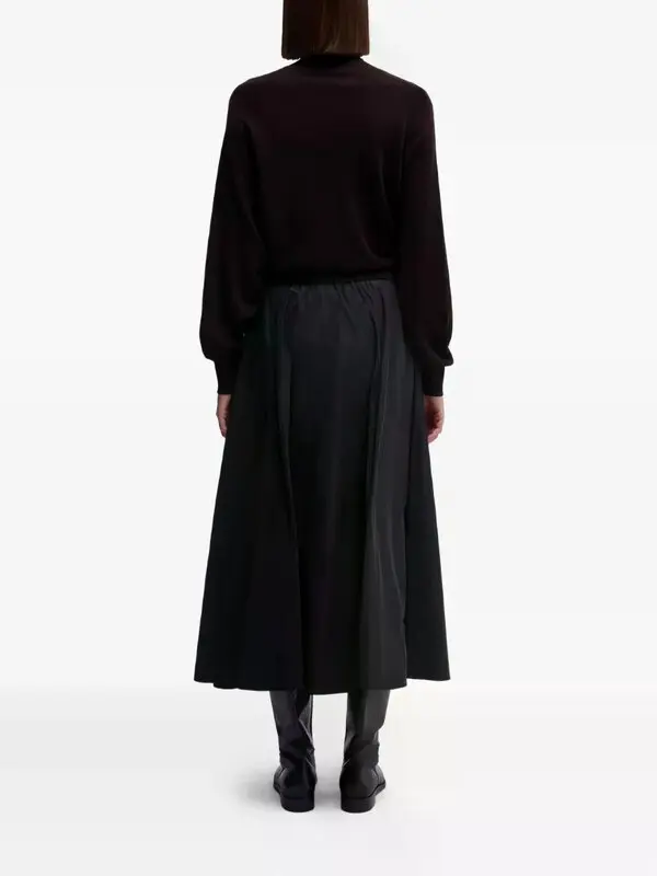 Aspesi Elasticated-waist Midi Skirt