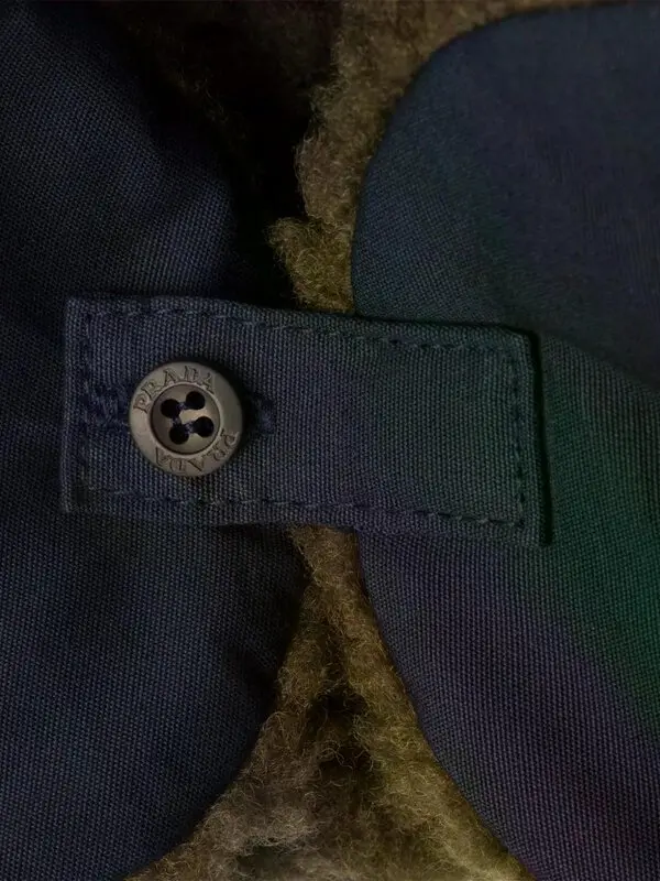 Prada Fleece-lined Poplin Trapper Hat