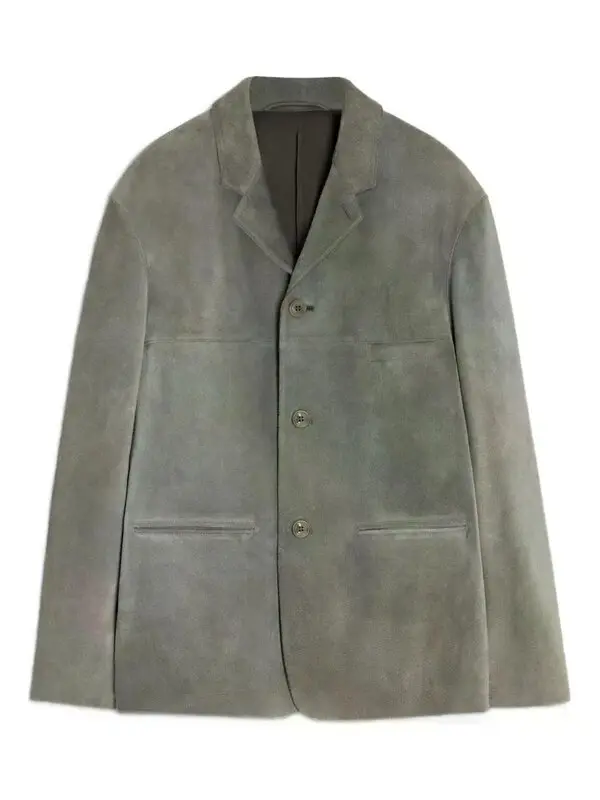 LEMAIRE Suede Single-breasted Blazer