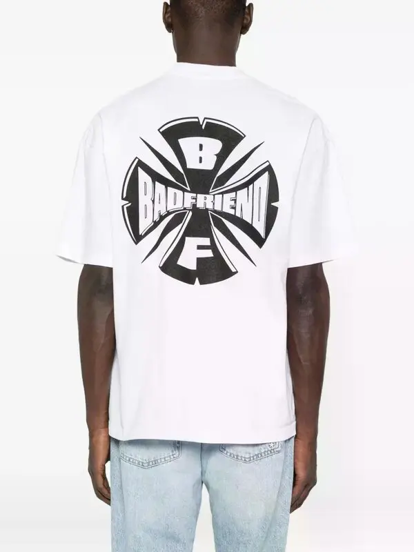 BADFRIEND Logo-print Crew-neck T-shirt