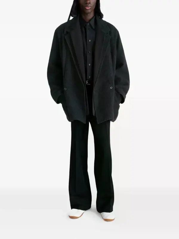 LEMAIRE Double-breasted Felted Coat
