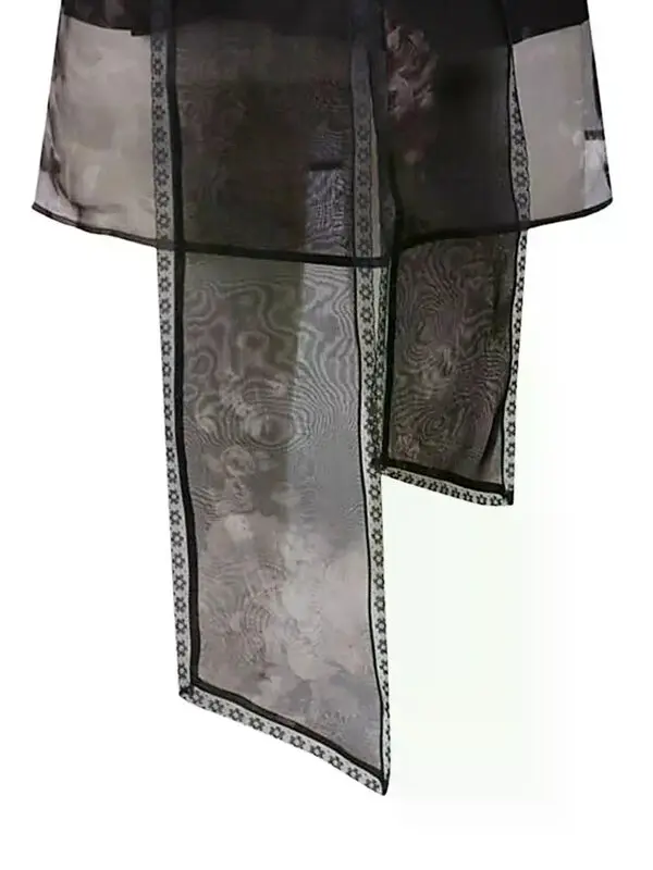 Zimmermann Panelled Tie-neck Top