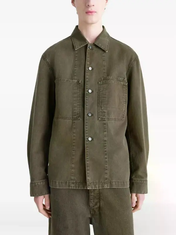 LEMAIRE Patch-pocket Denim Overshirt
