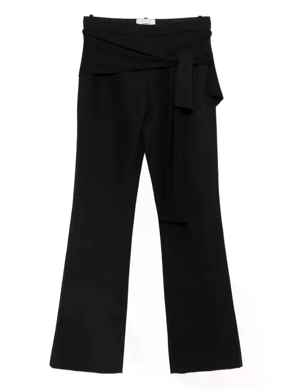 Coperni Tie-waist Flared Trousers