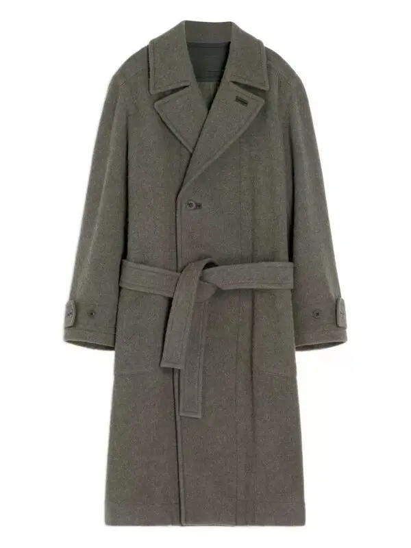 LEMAIRE Belted Coat - Green