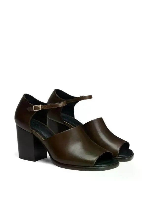LEMAIRE 80mm Open-toe Block-heel Sandals - Brown