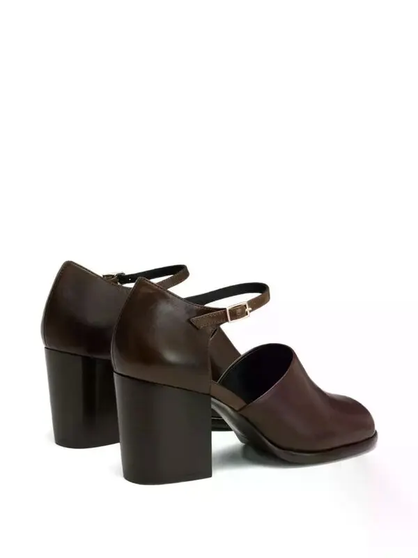 LEMAIRE 80mm Open-toe Block-heel Sandals - Brown