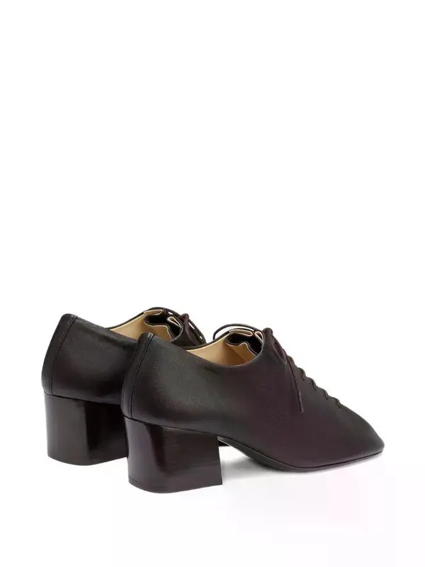 LEMAIRE Souris Leather Lace-up Derby Shoes - Brown