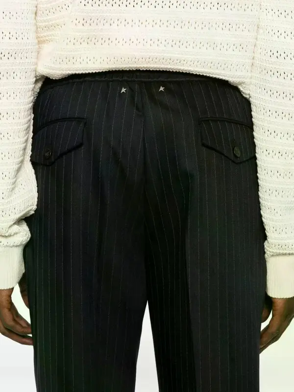 GOLDEN GOOSE Pinstripe Trousers