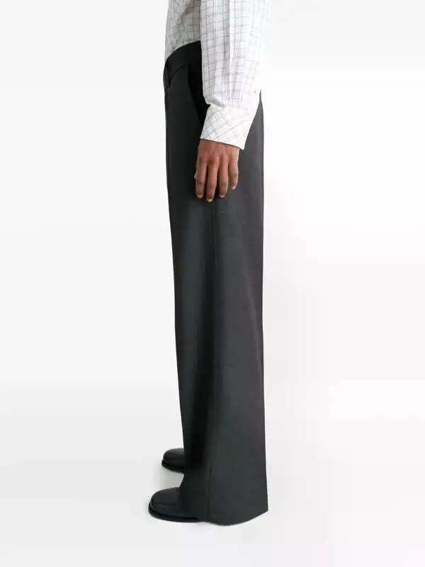 LEMAIRE Pleated Twill Trousers - Grey