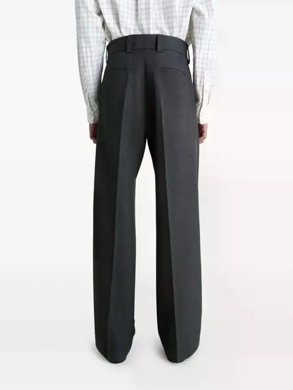 LEMAIRE Pleated Twill Trousers - Grey