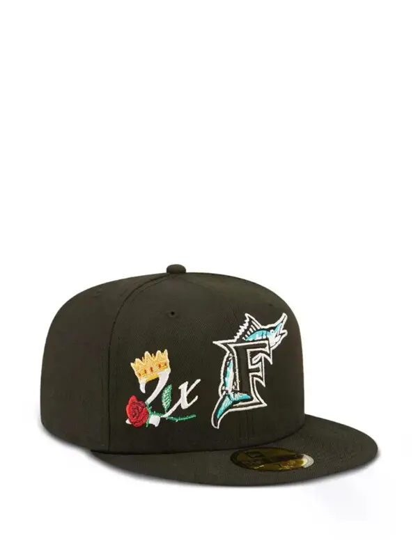 New Era 59fifty Crown Rose-embroidered Cap