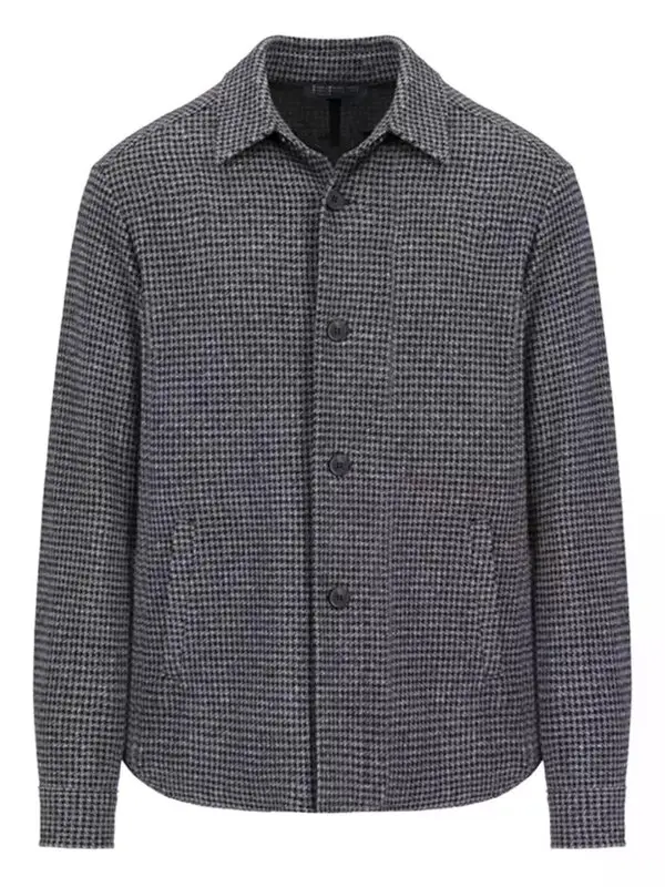 Harris Wharf London Houndstooth Wool Jacket