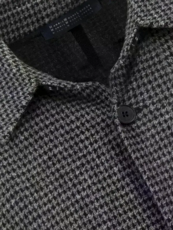 Harris Wharf London Houndstooth Wool Jacket