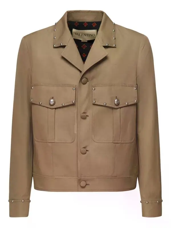 Valentino Garavani Studded Cotton Jacket