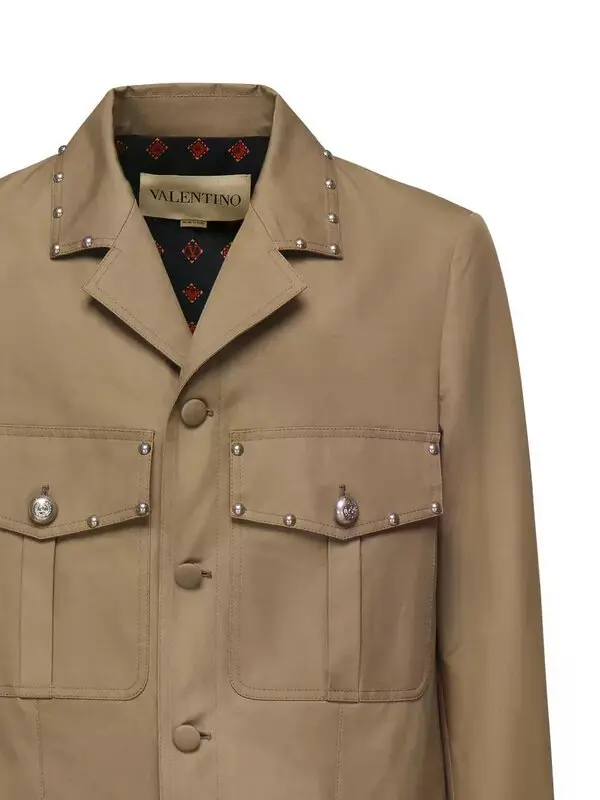 Valentino Garavani Studded Cotton Jacket