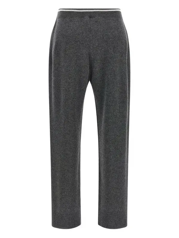 Brunello Cucinelli Ribbed Drawstring Trousers