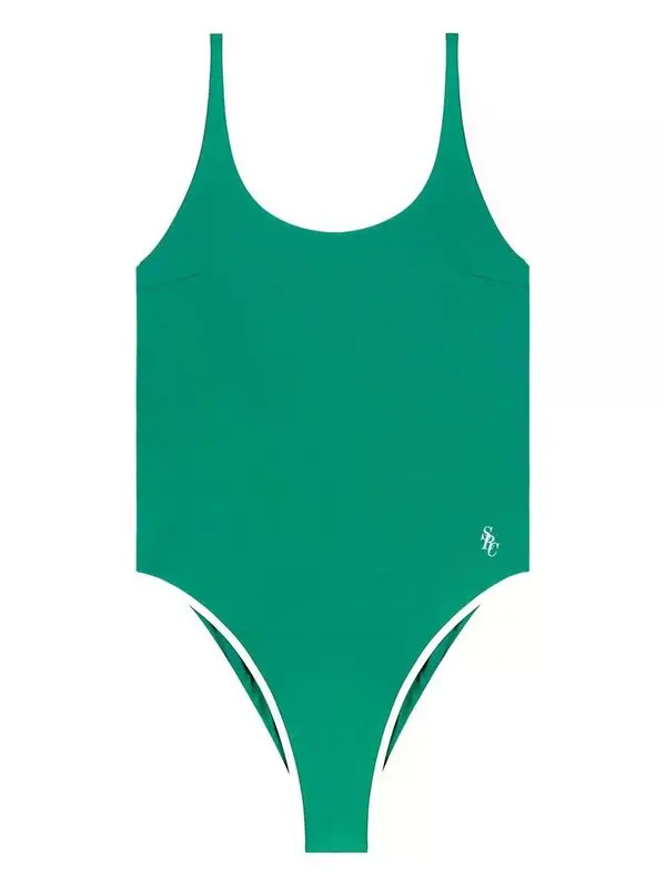 SPORTY & RICH Carla Swimsuit - Green