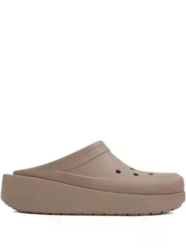 CROCS Platform Clogs - Brown