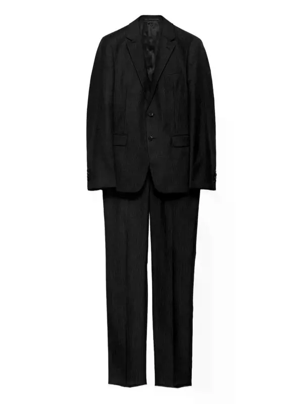 Prada Notch-lapel Two-button Suit - Black