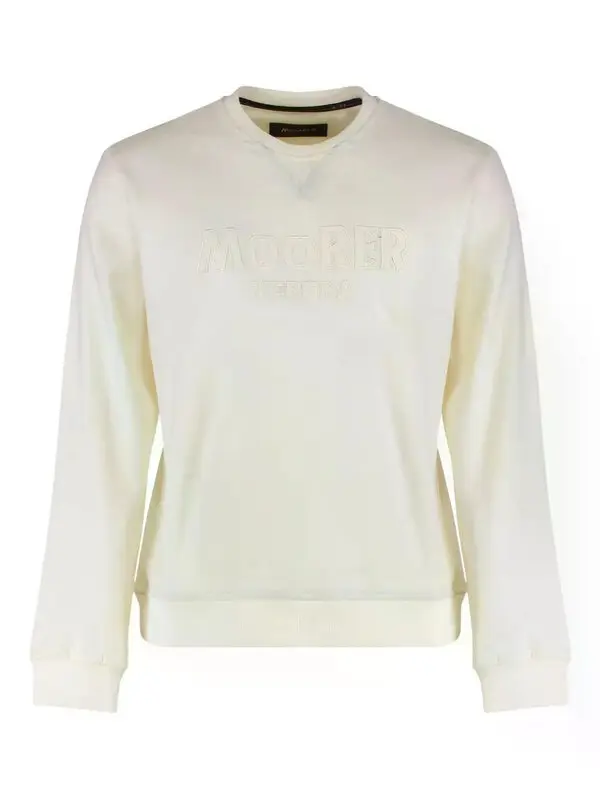 MOORER Ribbed-knit Wool Sweater