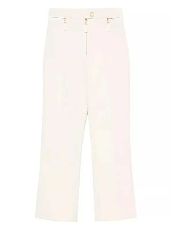 Elisabetta Franchi Zip-detailing Straight Trousers