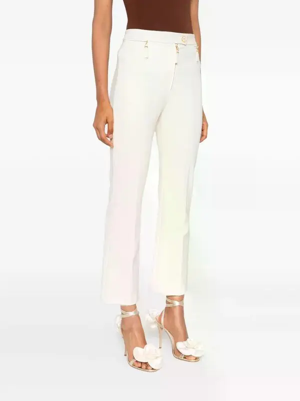 Elisabetta Franchi Zip-detailing Straight Trousers