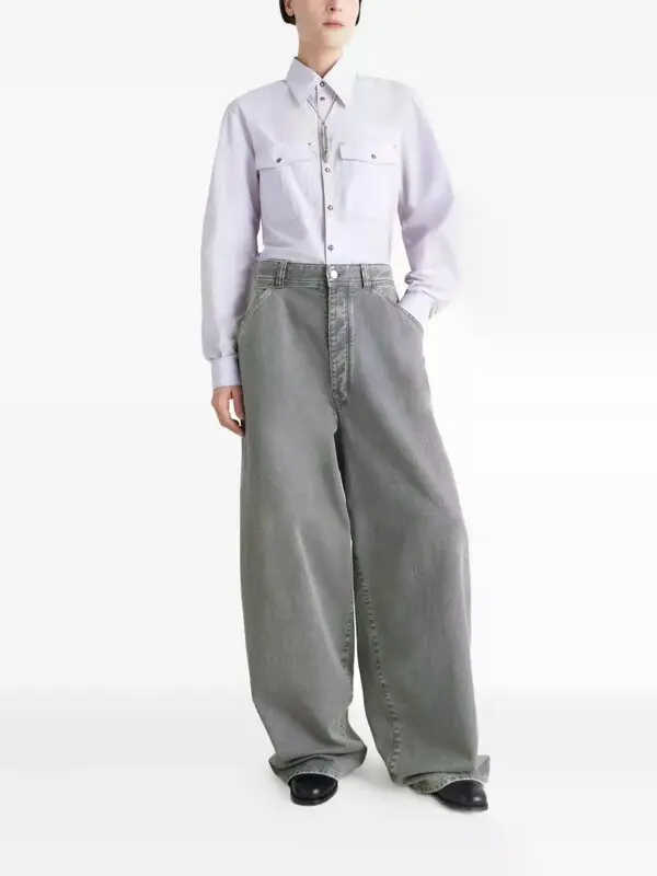 LEMAIRE Snow-wash Tapered Trousers