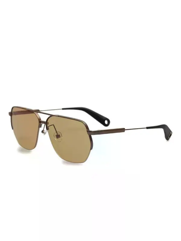 Jacquemus Geometric-frame Metal Sunglasses