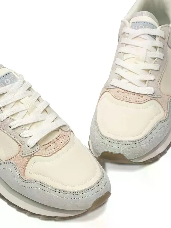 HOFF Suede-panelled Low-top Sneakers - Neutrals