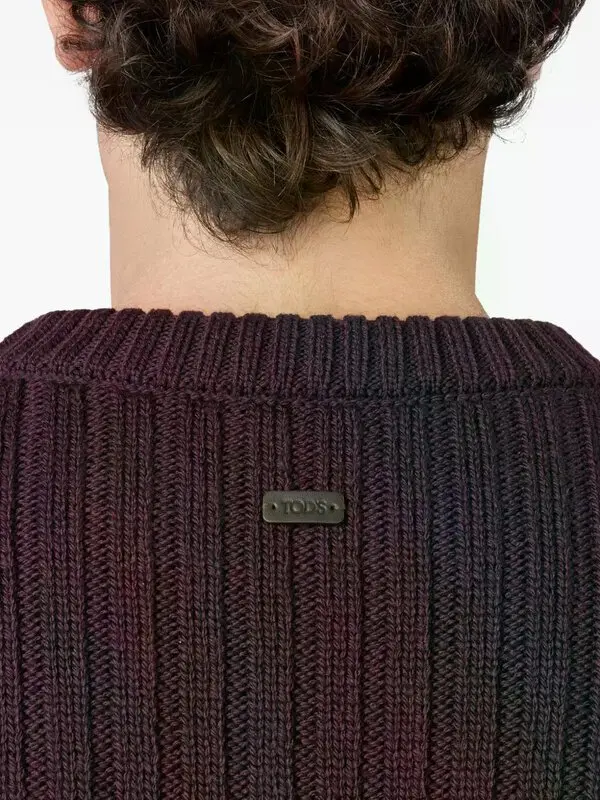 TOD'S Ribbed Crew-neck Sweater