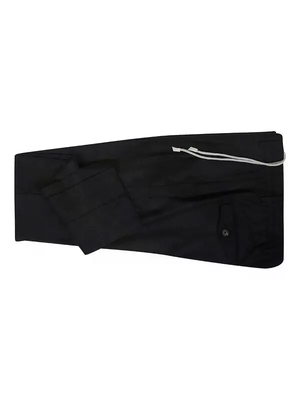 Eleventy Drawstring Single-breasted Suit - Black