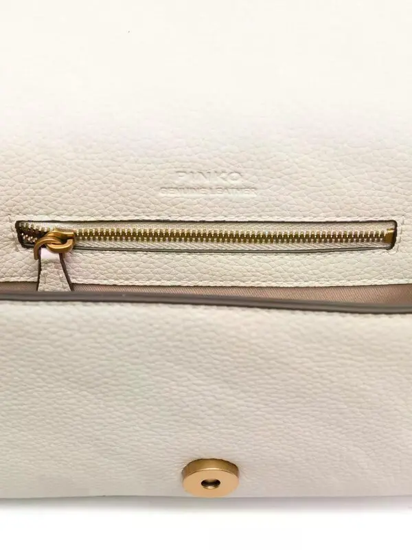Pinko Love Birds Leather Shoulder Bag