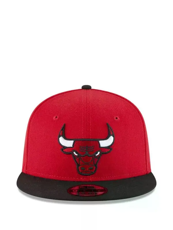New Era 9fifty Bulls Logo Two-tone Cap - Red