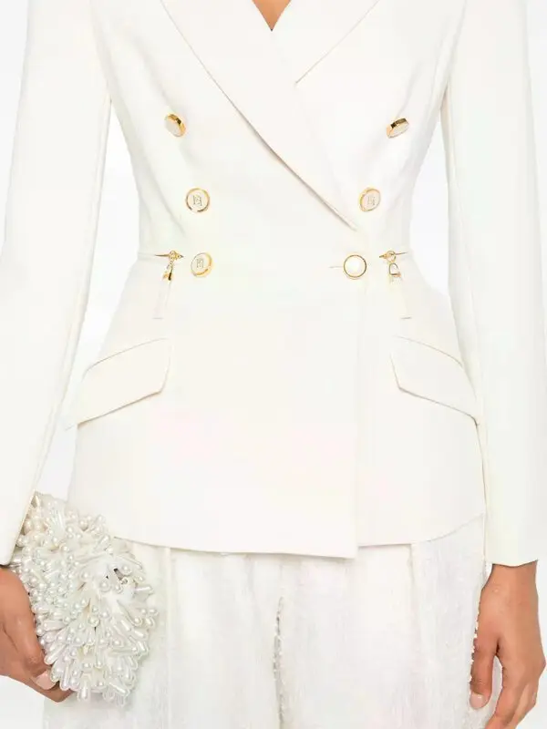 Elisabetta Franchi Double-breasted Buttoned Blazer