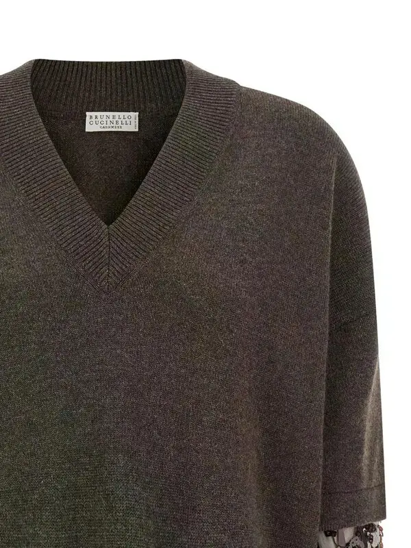 Brunello Cucinelli Sequin-embellished Cashmere Sweater