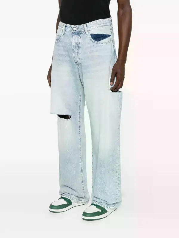 ICON DENIM LOS ANGELES Distressed Faded Jeans