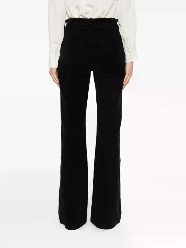 NILI LOTAN Corduroy Flared Leg Trousers