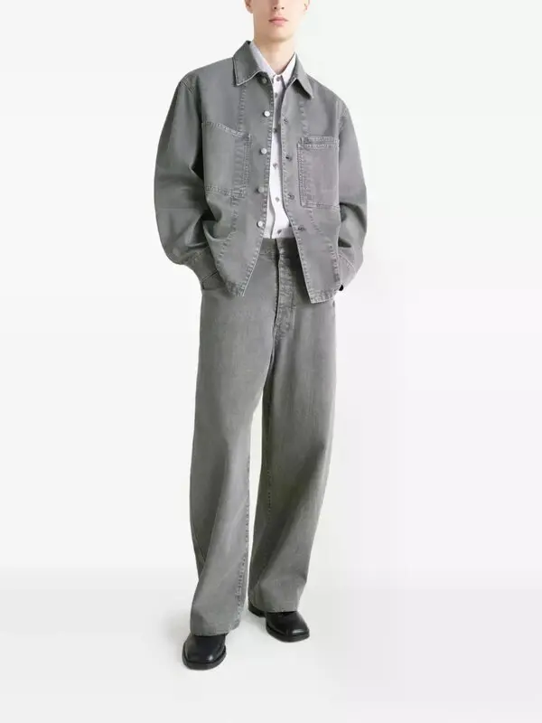 LEMAIRE Patch-pocket Denim Overshirt