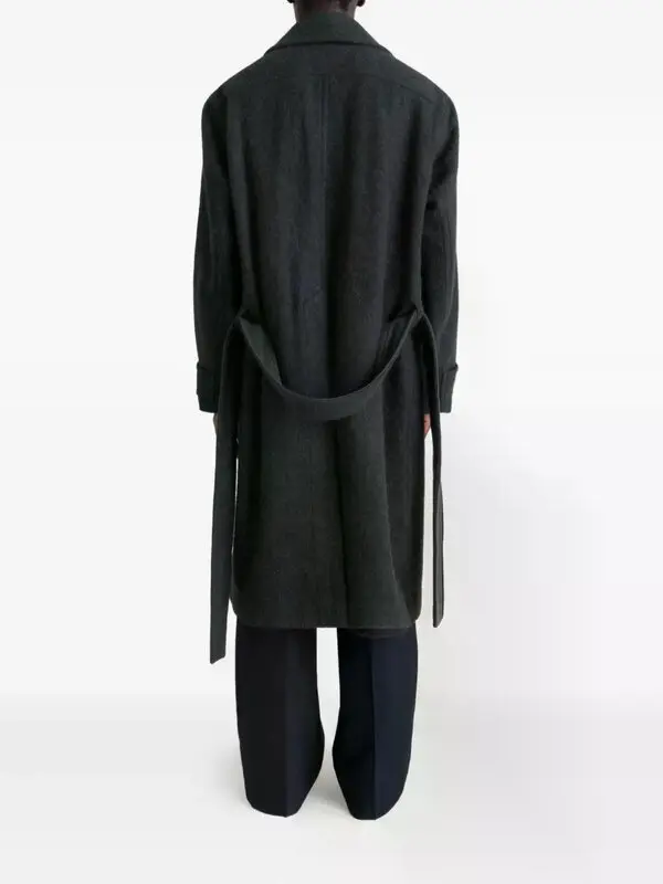 LEMAIRE Belted Double-breasted Coat
