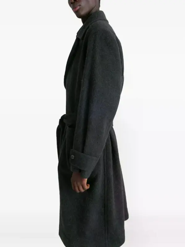 LEMAIRE Belted Double-breasted Coat